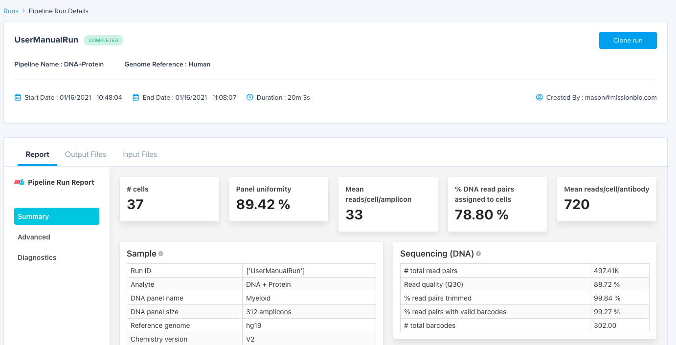 Tapestri Pipeline User Guide – Mission Bio Support Center